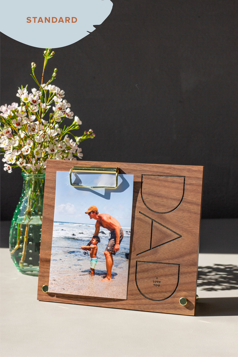 Modern Dad Wood Picture Frame | Father's Day Gifts | Hereafter