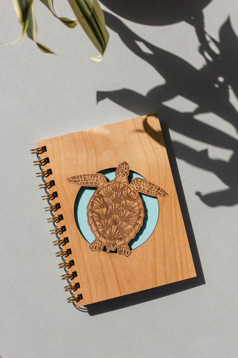 Sea Turtle Wood Journal | Hereafter