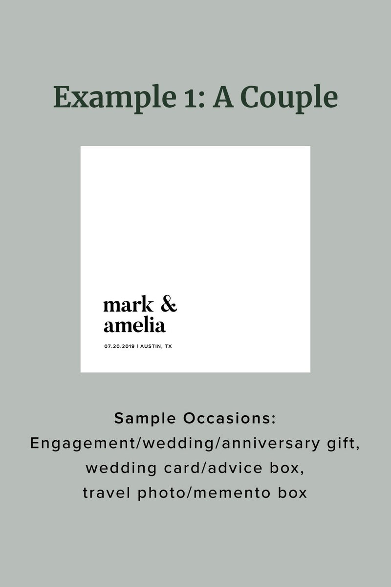 Storybook Large Wood Personalized Keepsake Box | Hereafter