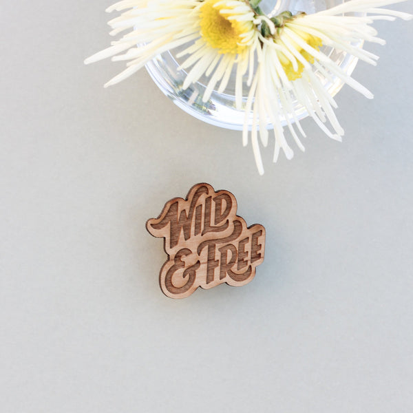 Wood Lapel Pins & Badges | Hereafter
